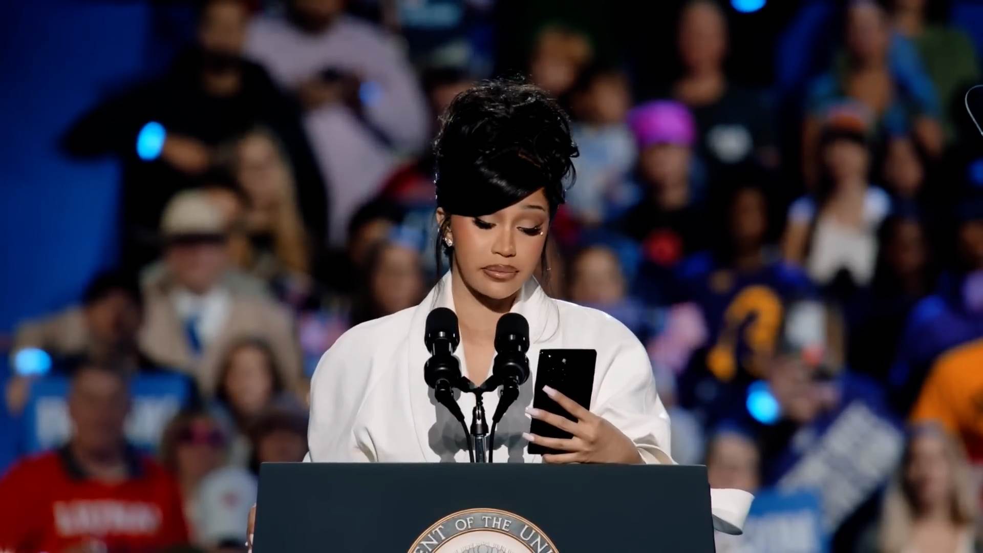 FULL SPEECH: Cardi B Addresses Kamala Harris Rally In Wisconsin | TechGraph